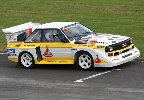 Photos of Audi Sport Quattro S1 Group B Rally Car 1985–86