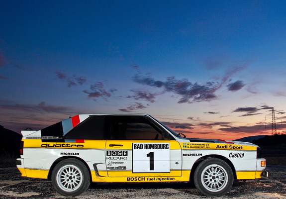 Audi Sport Quattro Group B Rally Car 1984–86 wallpapers
