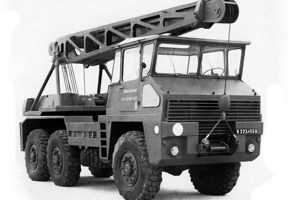 Berliet Griffet G8 6x6 Military Mobile Crane 1956–78 wallpapers