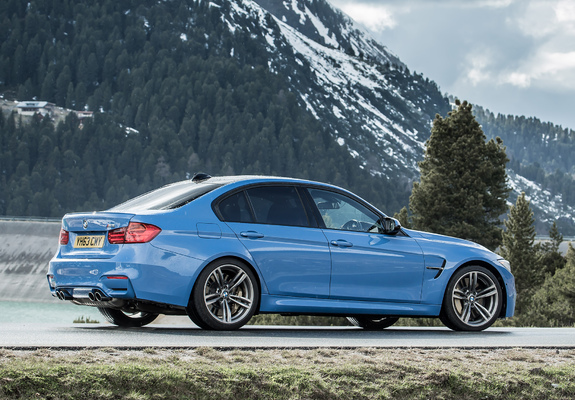 Photos of BMW M3 UK-spec (F80) 2014