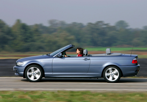 BMW 320Cd Cabrio (E46) 2004–06 wallpapers