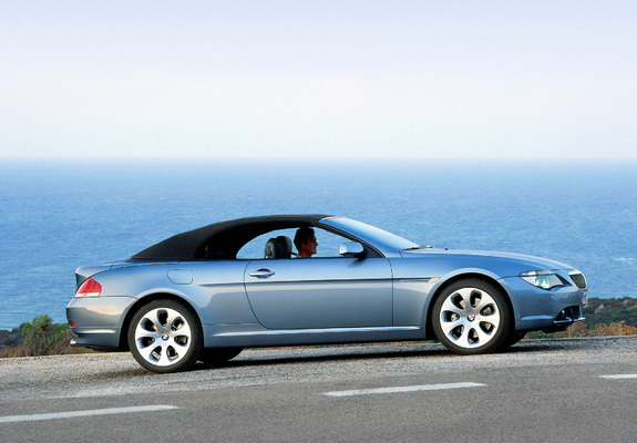 BMW 645Ci Cabrio (E64) 2004–07 wallpapers