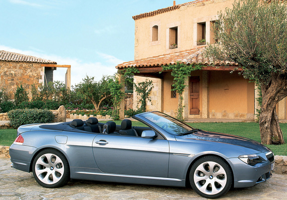 BMW 645Ci Cabrio (E64) 2004–07 pictures