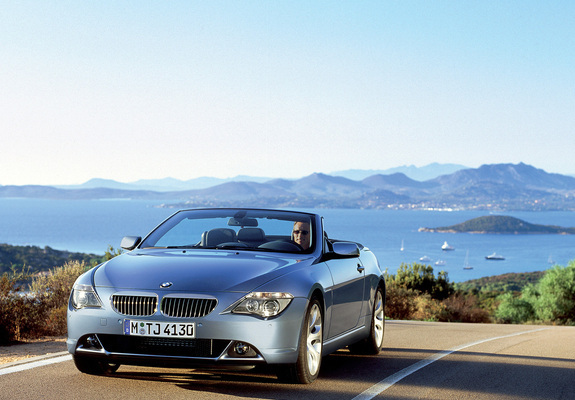 BMW 645Ci Cabrio (E64) 2004–07 wallpapers