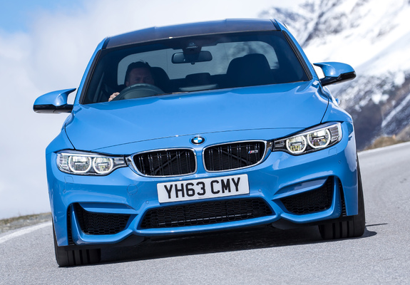 BMW M3 UK-spec (F80) 2014 wallpapers