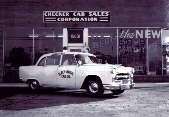 Pictures of Checker Model A8 Ambulance 1956–