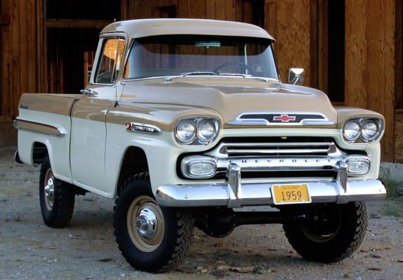 Photos of Chevrolet Apache 31 Deluxe Fleetside by NAPCO 1959