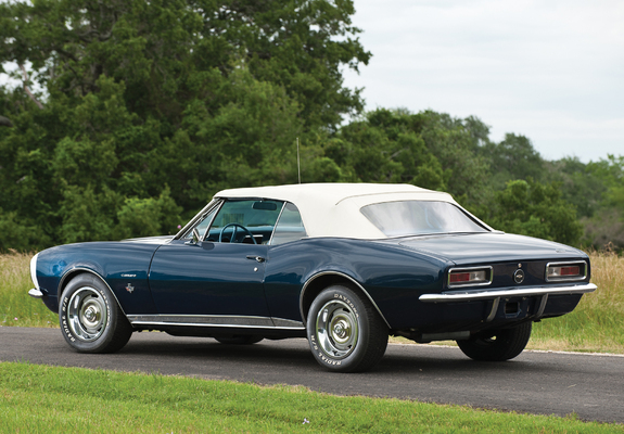 Chevrolet Camaro L30 327 Convertible (12467) 1967 images