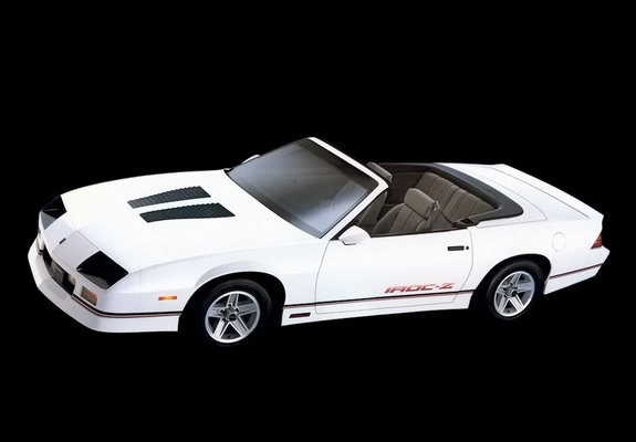 Chevrolet Camaro Z28 IROC-Z Convertible 1987–90 wallpapers