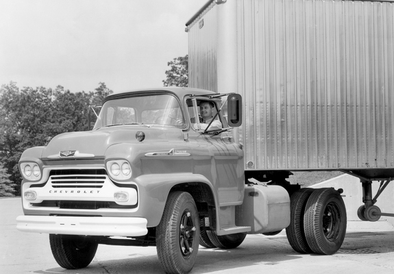 Chevrolet Spartan 90 Chassis Cab 1958 wallpapers