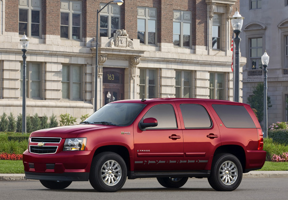 Pictures of Chevrolet Tahoe Hybrid (GMT900) 2008