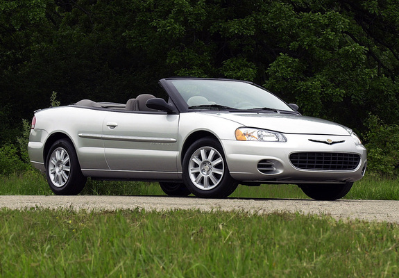 Chrysler Sebring Convertible 2001–04 wallpapers
