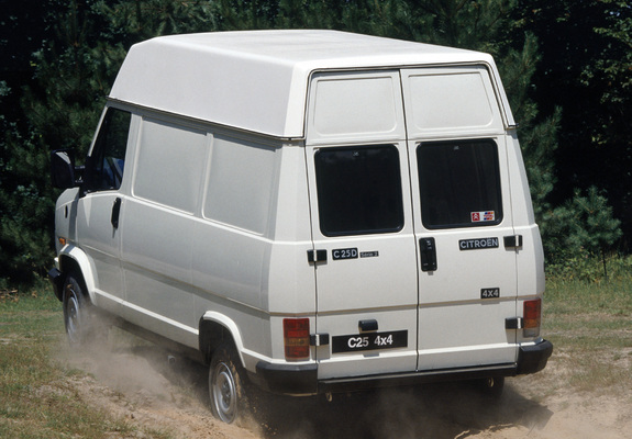 Photos of Citroën C25 4x4 High Roof Van 1991–94