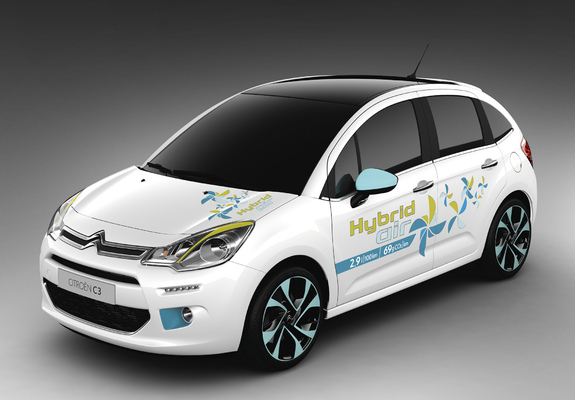 Photos of Citroën C3 Hybrid Air Prototype 2013