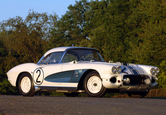 Corvette C1 Fuel Injection Le Mans 1962 wallpapers