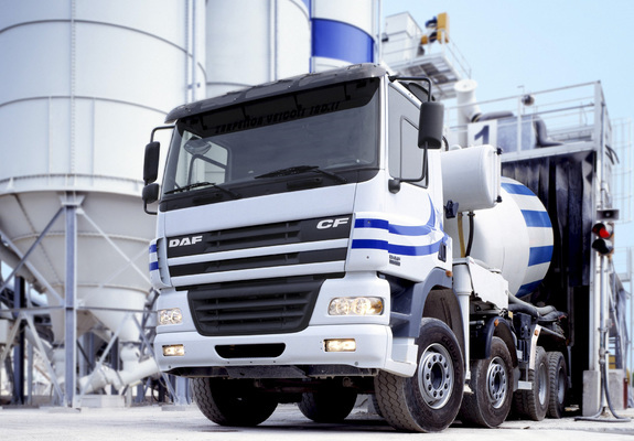 DAF CF85.480 8x4 FAD Day Cab Mixer 2001–06 wallpapers