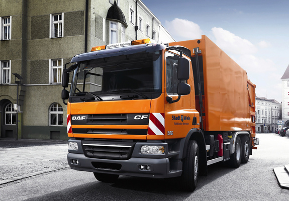 DAF CF75.310 6x2 FAN Day Cab Rolloffcon 2006–13 wallpapers
