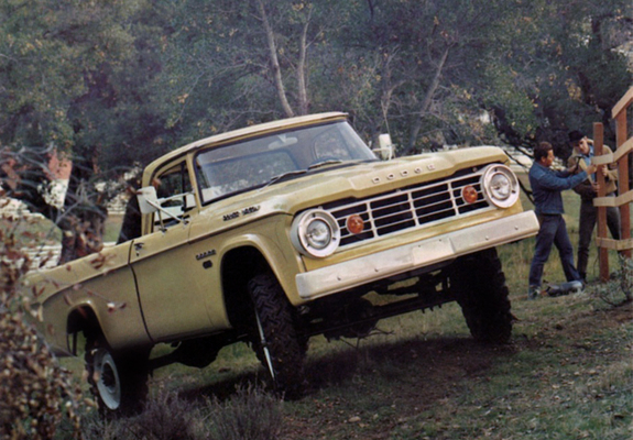 Images of Dodge W200 Power Wagon Sweptline Pickup (B6) 1966