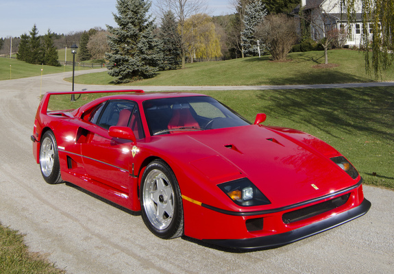Ferrari F40 US-spec 1987–92 wallpapers