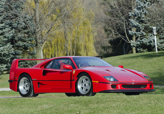 Ferrari F40 US-spec 1987–92 wallpapers