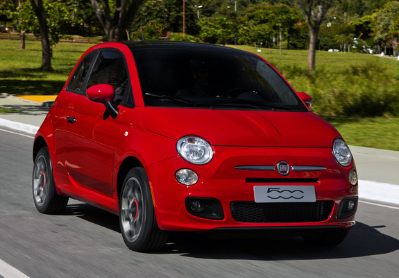 Fiat 500 Sport Air BR-spec 2011 wallpapers