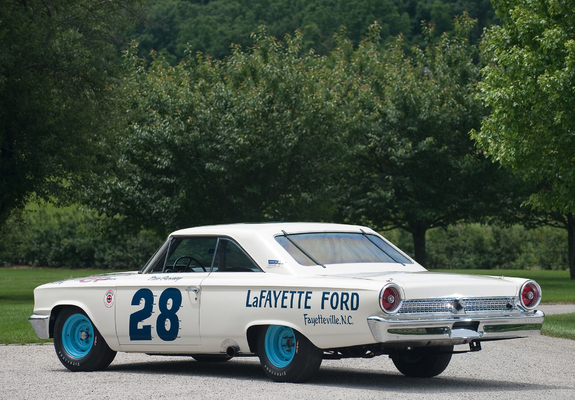 Pictures of Ford Galaxie 500 XL 427 Lightweight NASCAR Race Car 1963