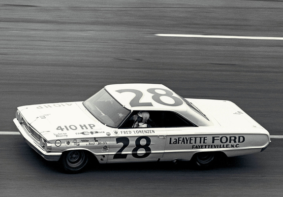 Ford Galaxie 500 XL 427 Lightweight NASCAR Race Car 1963 wallpapers