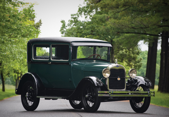 Ford Model A Tudor Sedan (55A) 1927–29 wallpapers