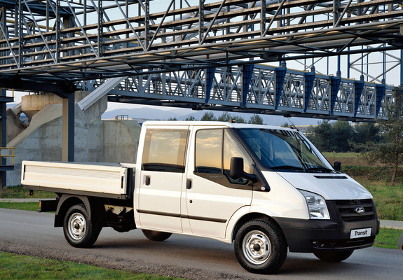Ford Transit Double Cab Pickup 2006–11 wallpapers
