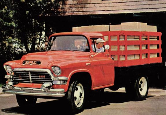 GMC 350 Stake Truck 1957 photos