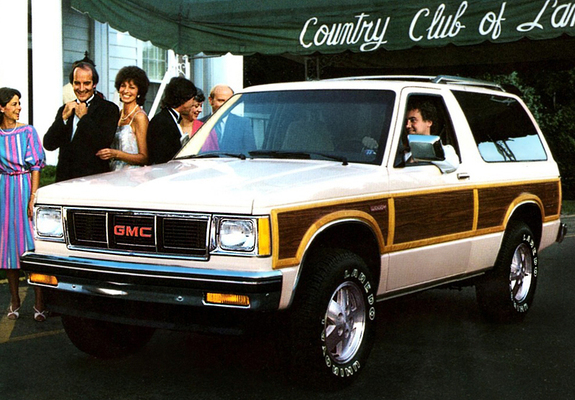 GMC S-15 Jimmy Woody 1985 photos