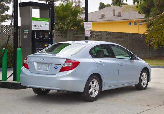 Honda Civic CNG US-spec 2011–12 images