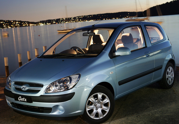 Hyundai Getz 3-door AU-spec 2005–10 wallpapers