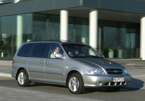 Kia Carnival 2002–06 wallpapers
