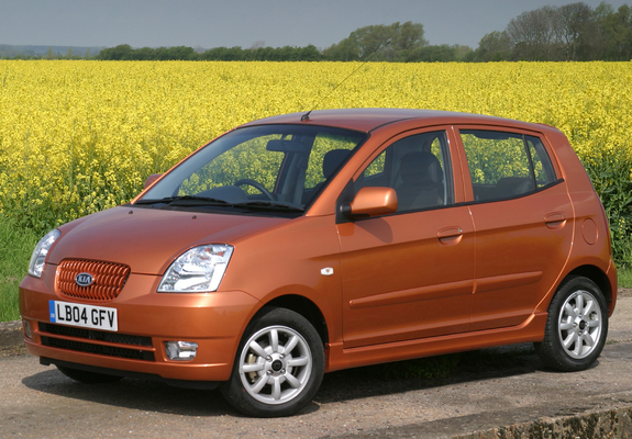Kia Picanto UK-spec (SA) 2004–07 wallpapers