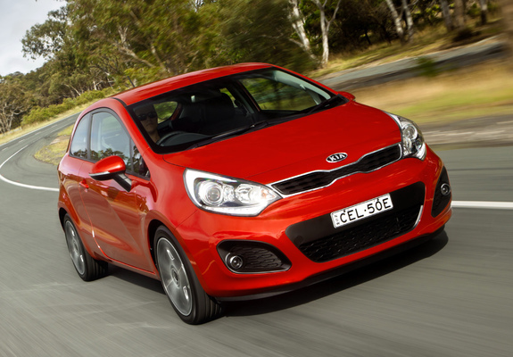Kia Rio 3-door AU-spec (UB) 2011 photos