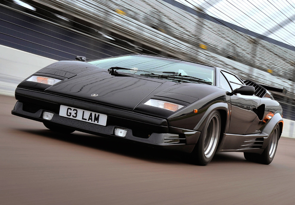 Lamborghini Countach 25th Anniversary UK-spec 1988–90 wallpapers