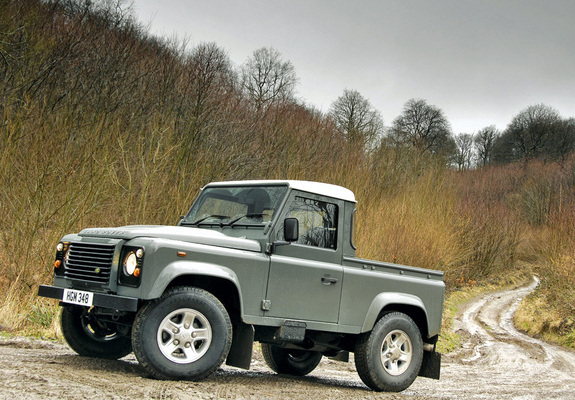 Images of Land Rover Defender 90 Pickup UK-spec 2007
