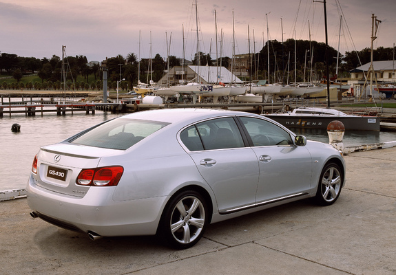 Lexus GS 430 AU-spec 2005–08 pictures