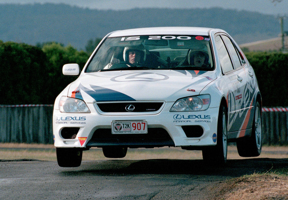 Lexus IS 200 Race Car (XE10) 1999–2005 wallpapers