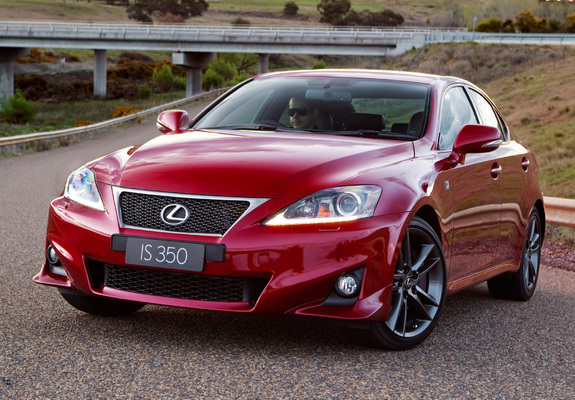 Lexus IS 350 F-Sport AU-spec (XE20) 2010–13 wallpapers