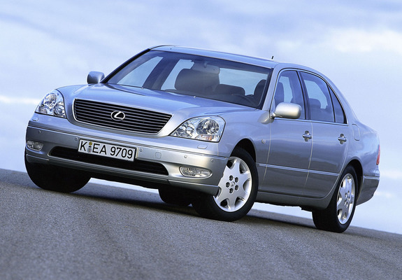 Lexus LS 430 EU-spec (UCF30) 2000–03 wallpapers