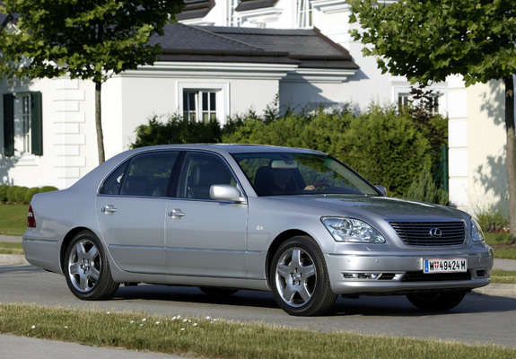 Lexus LS 430 EU-spec (UCF30) 2003–06 photos