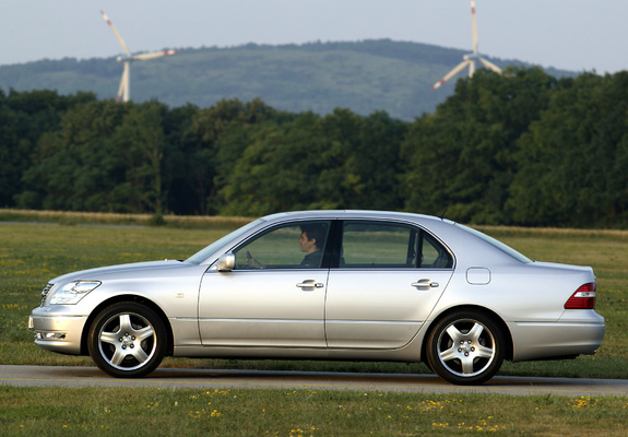 Lexus LS 430 EU-spec (UCF30) 2003–06 wallpapers