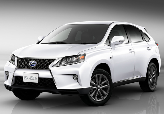 Images of Lexus RX 450h F-Sport JP-spec 2012