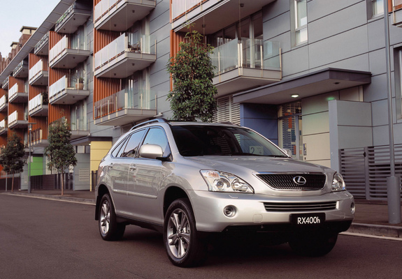 Lexus RX 400h AU-spec 2005–09 photos