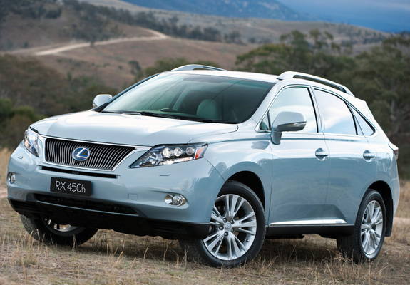Lexus RX 450h AU-spec 2009–12 images