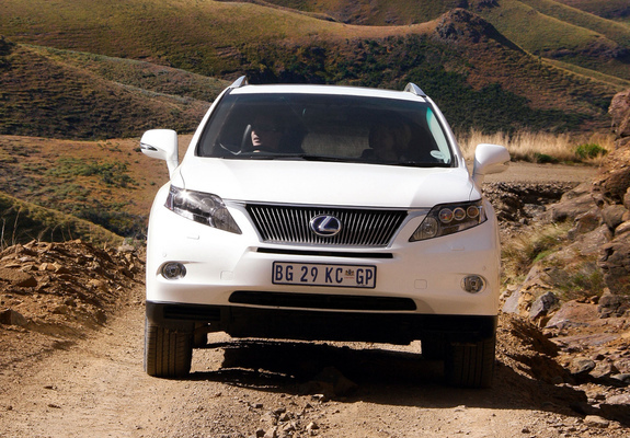 Lexus RX 450h ZA-spec 2009 photos