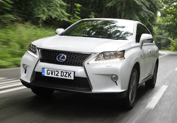 Lexus RX 450h F-Sport UK-spec 2012 pictures