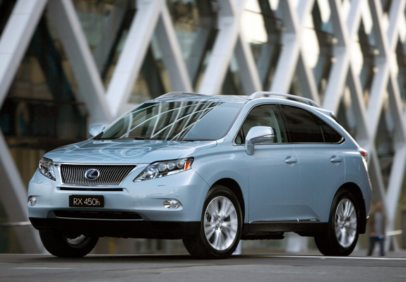 Photos of Lexus RX 450h AU-spec 2009–12